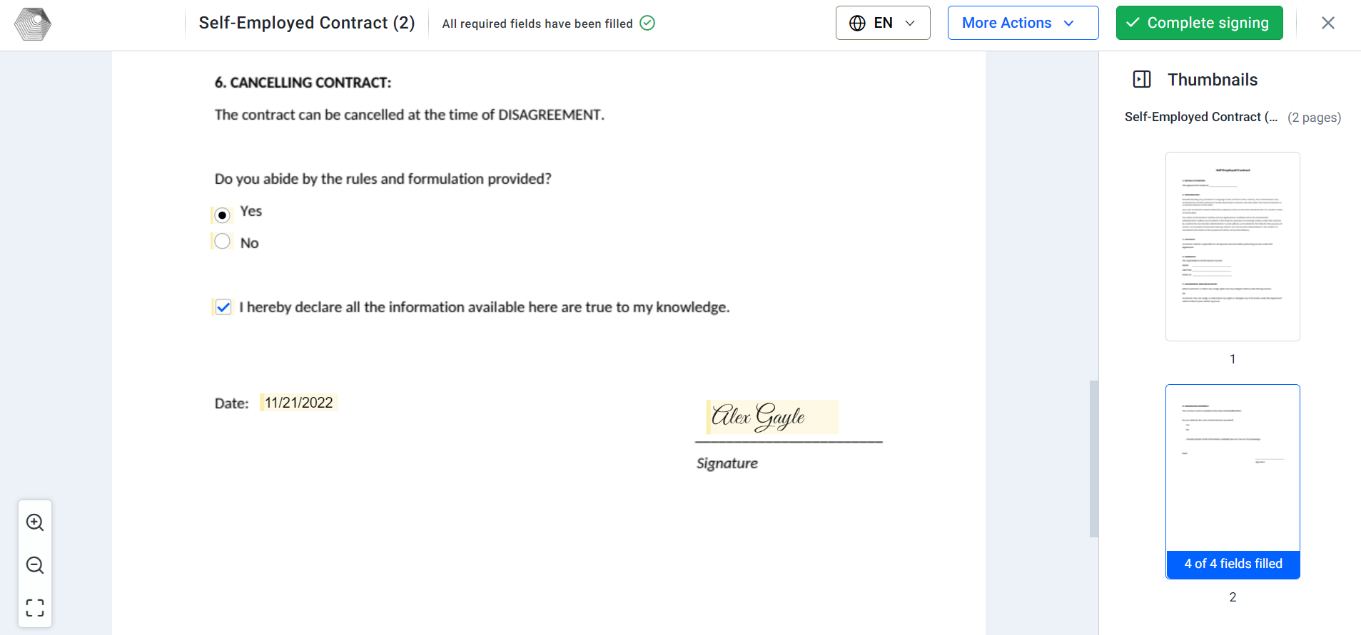 Integrate eSignatures into ASP.NET Core with BoldSign API