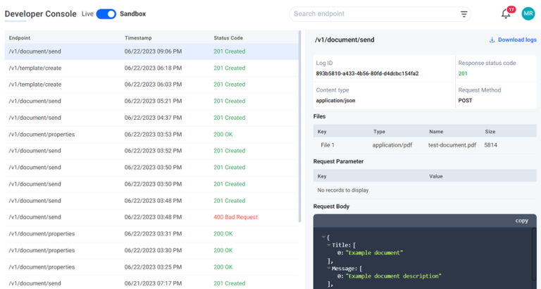 Enhance API Development with the All-New BoldSign Developer Console - BoldSign
