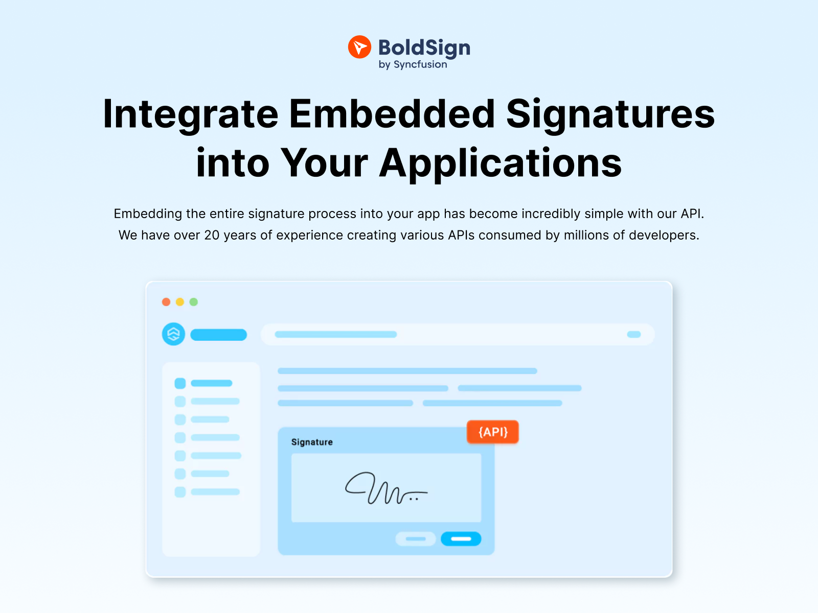 Integrate Embedded Signatures Easily with BoldSign API