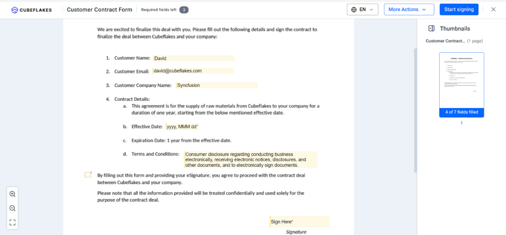 How to Prefill Form Details Before Sending a Document for Signature ...