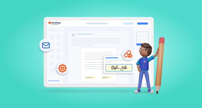 How to Send eSignature Requests with a Custom Signing Link - BoldSign