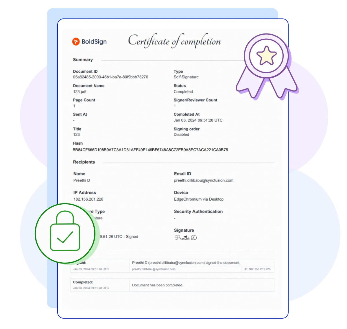 Electronic Signature for Healthcare Solutions - BoldSign