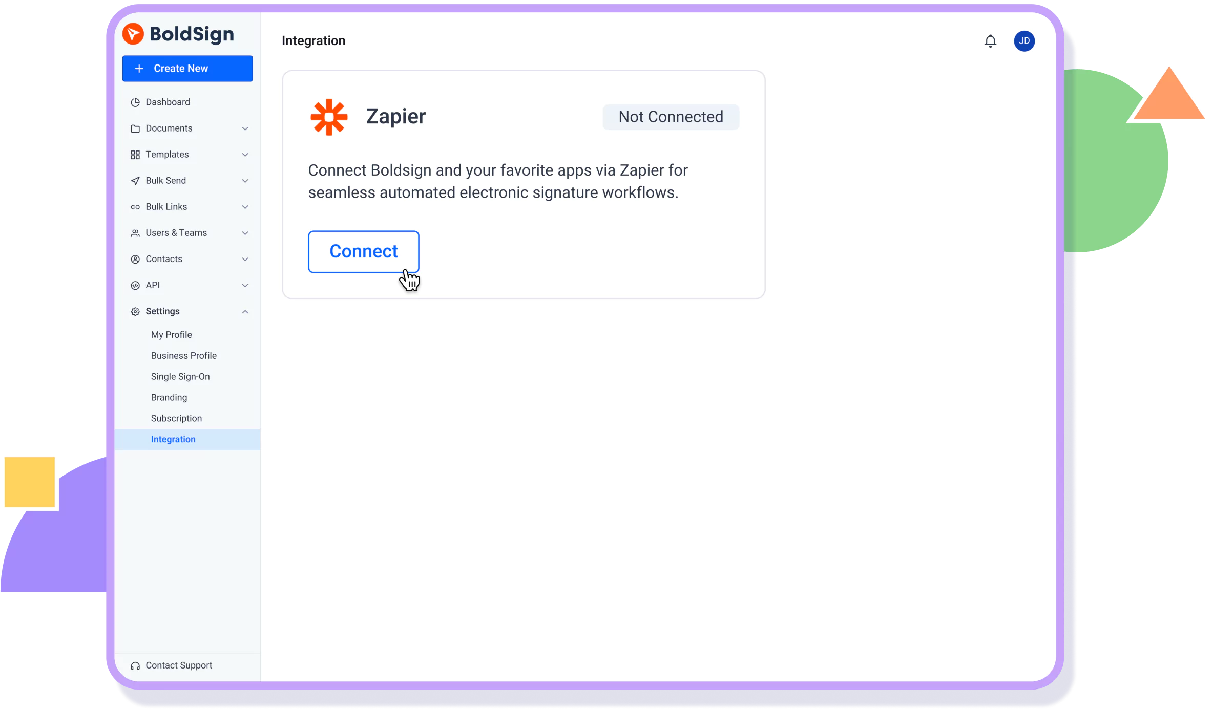 Zapier Integration with BoldSign - BoldSign