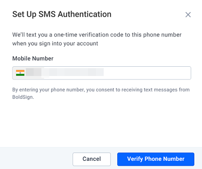 Set Up 2FA for Your BoldSign Account - BoldSign