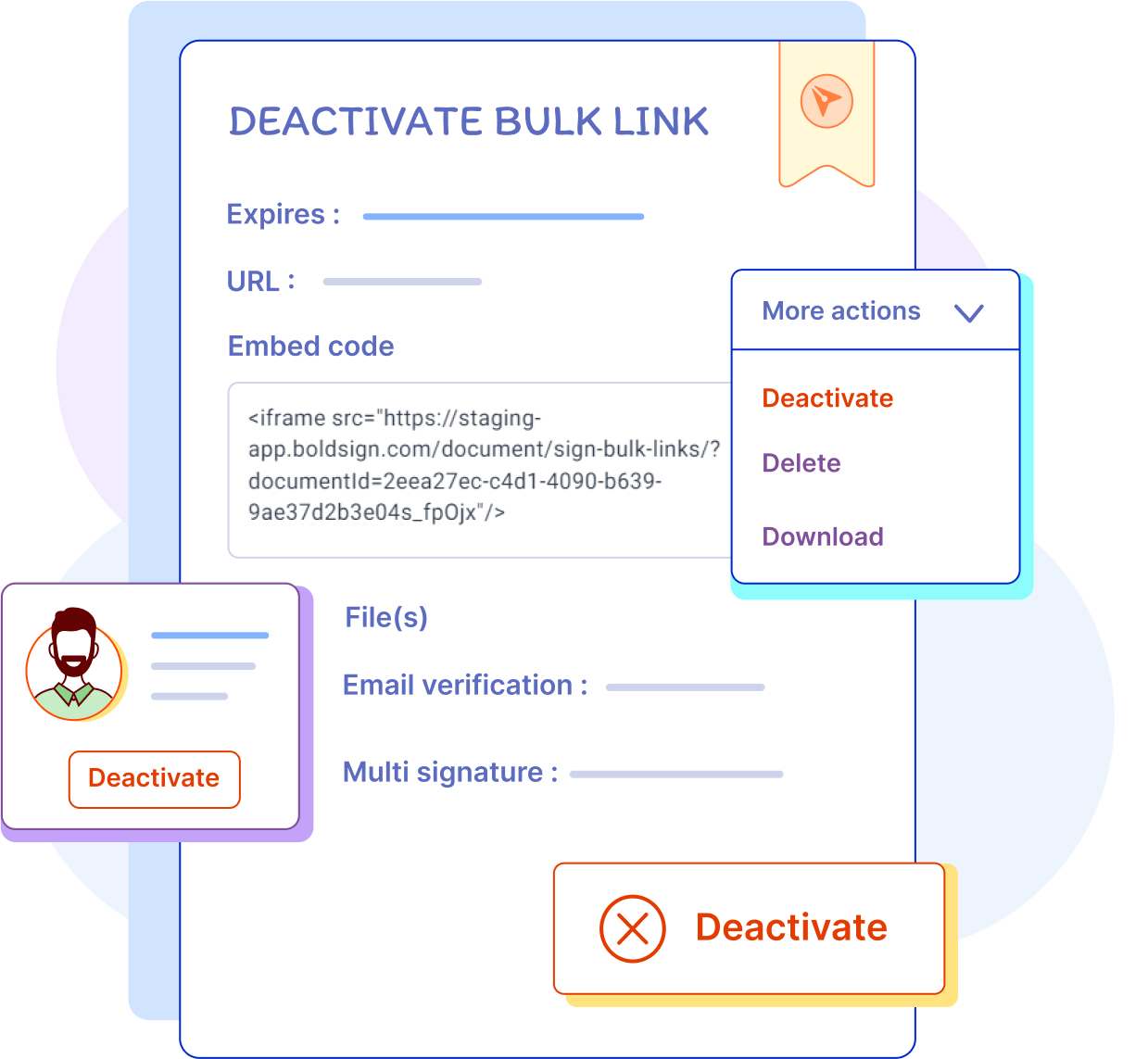 Send eSignatures requests using Bulk Links - BoldSign