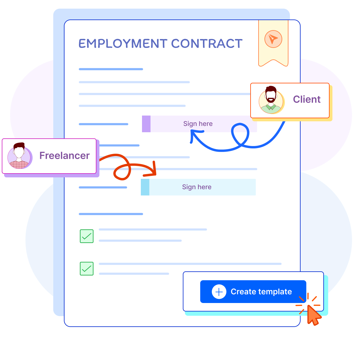 Electronic Signature Solution for Freelancer - BoldSign