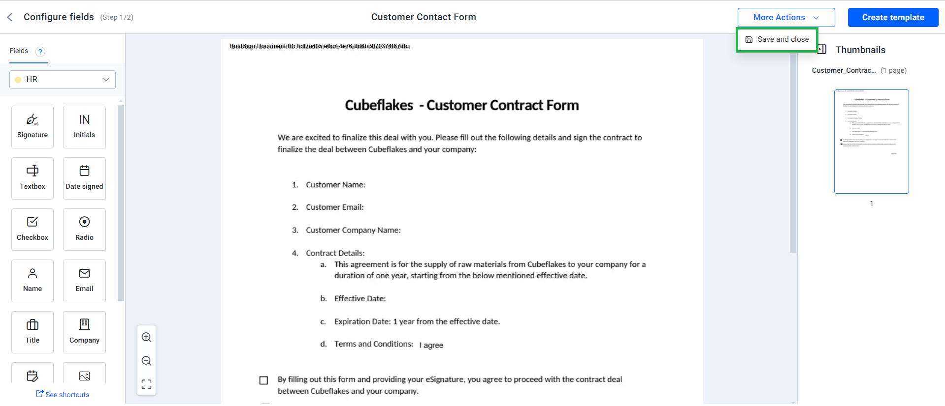 Embed Esignature Template Creation In Your App With Api Boldsign