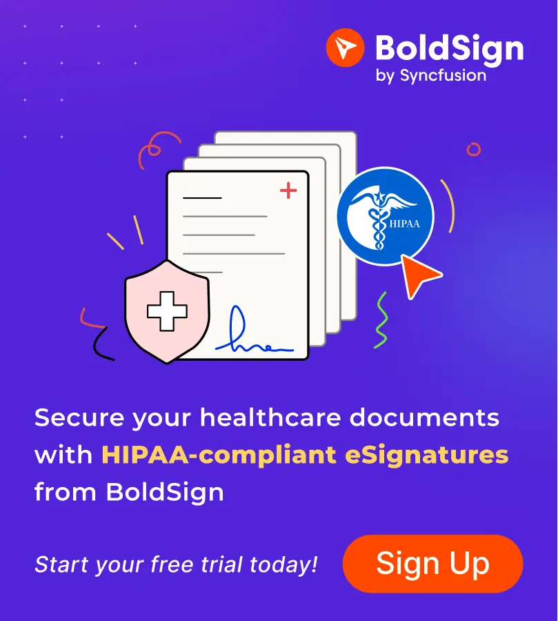 Top 5 HIPAA-Compliant Electronic Signature Platforms - BoldSign