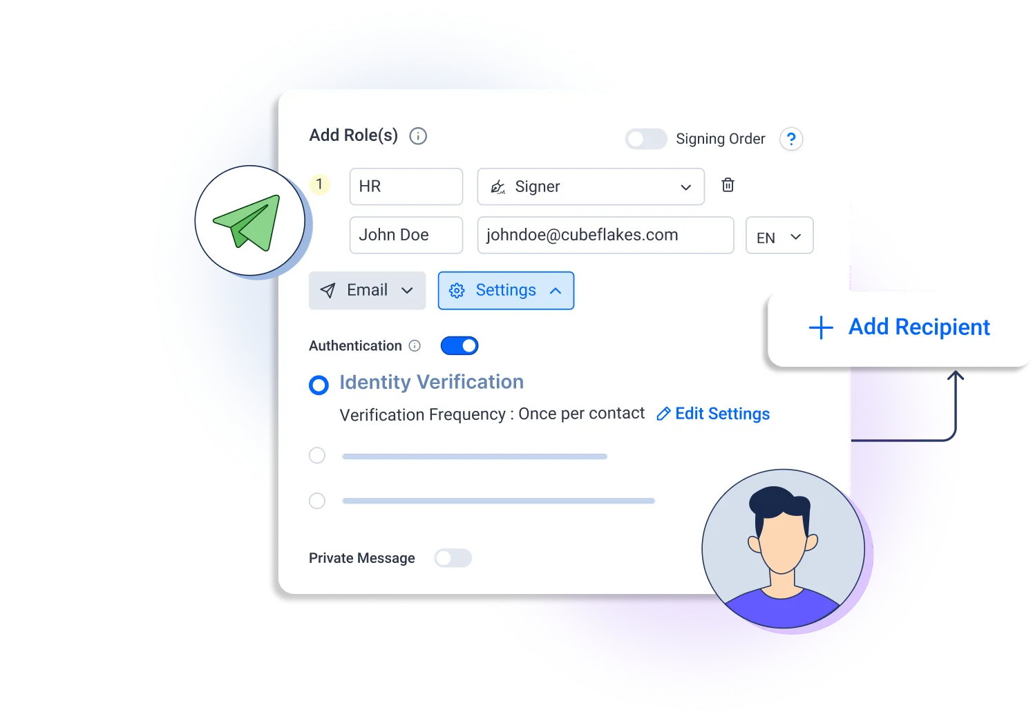 Signer Identity Verification - BoldSign