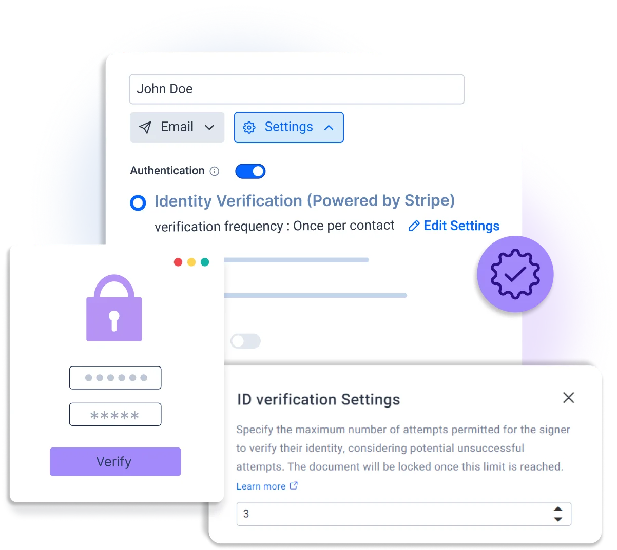 Signer Identity Verification - BoldSign