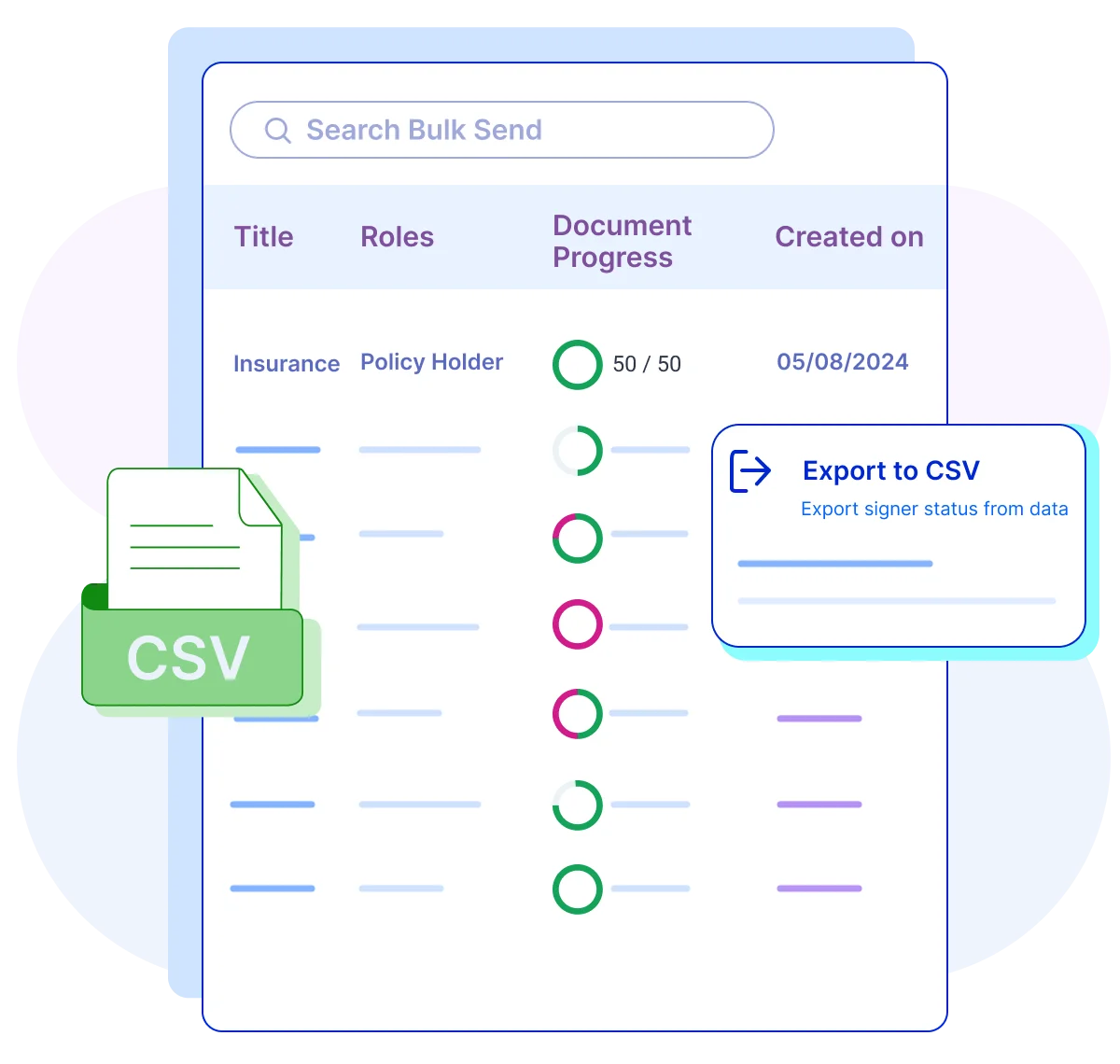 Bulk Send Documents to Multiple Recipients - BoldSign