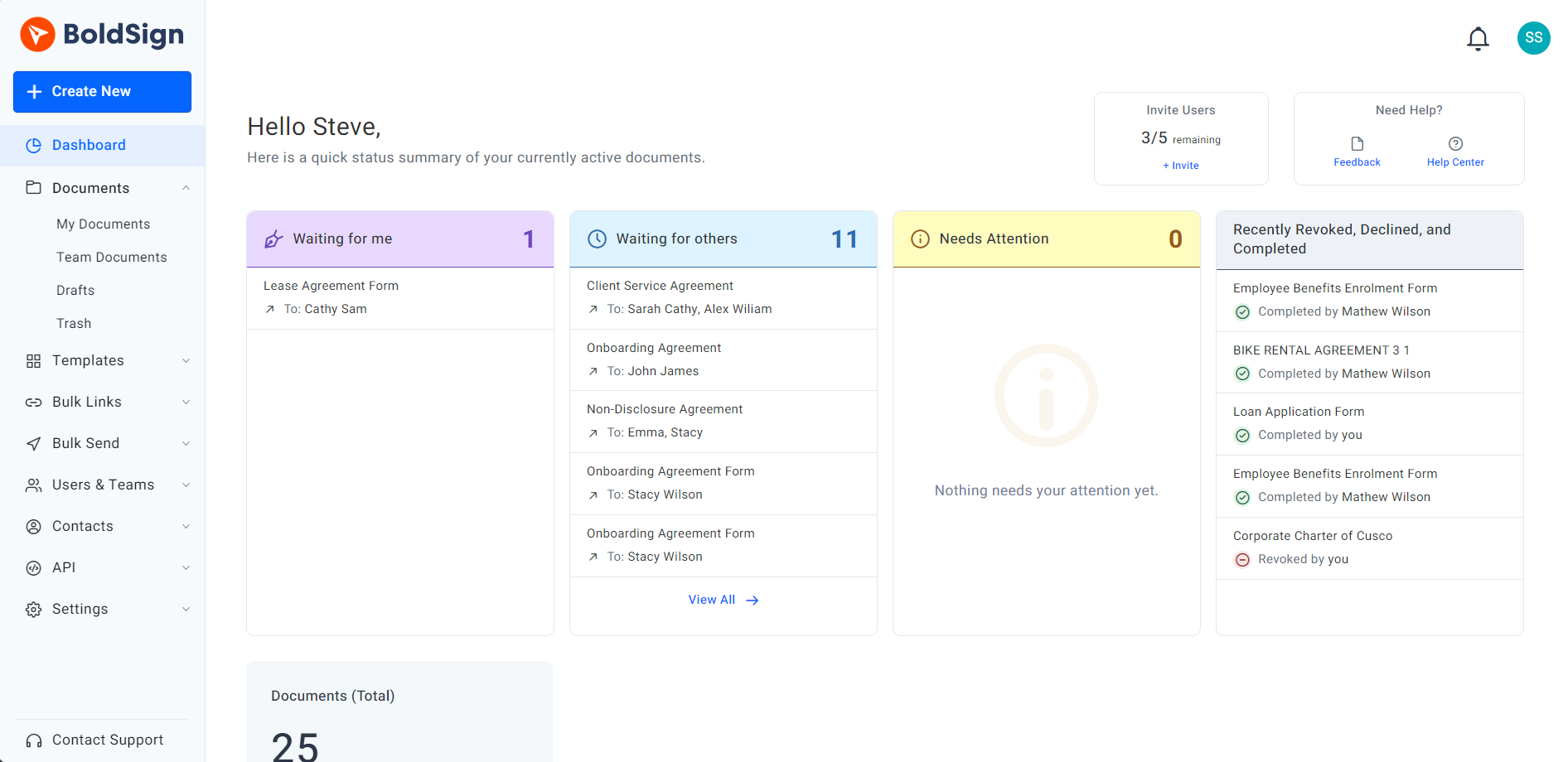 BoldSign Bulk Links: A Better Docusign PowerForms Alternative
