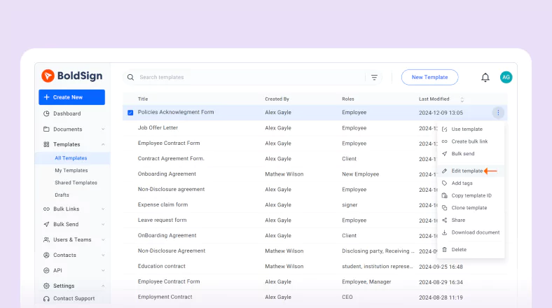 BoldSign Self-Help Demo for a Quick eSignature Guide - BoldSign