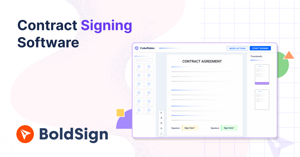 The Best Contract Signing Software - BoldSign