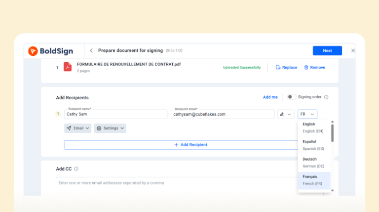 BoldSign Self-Help Demo for a Quick eSignature Guide - BoldSign