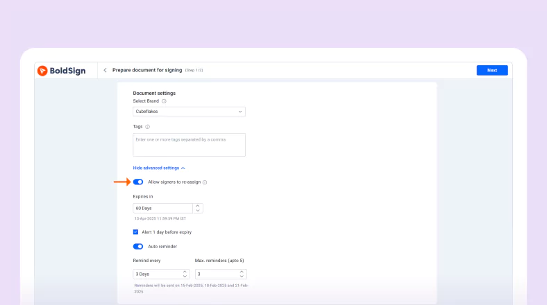 BoldSign Self-Help Demo for a Quick eSignature Guide - BoldSign