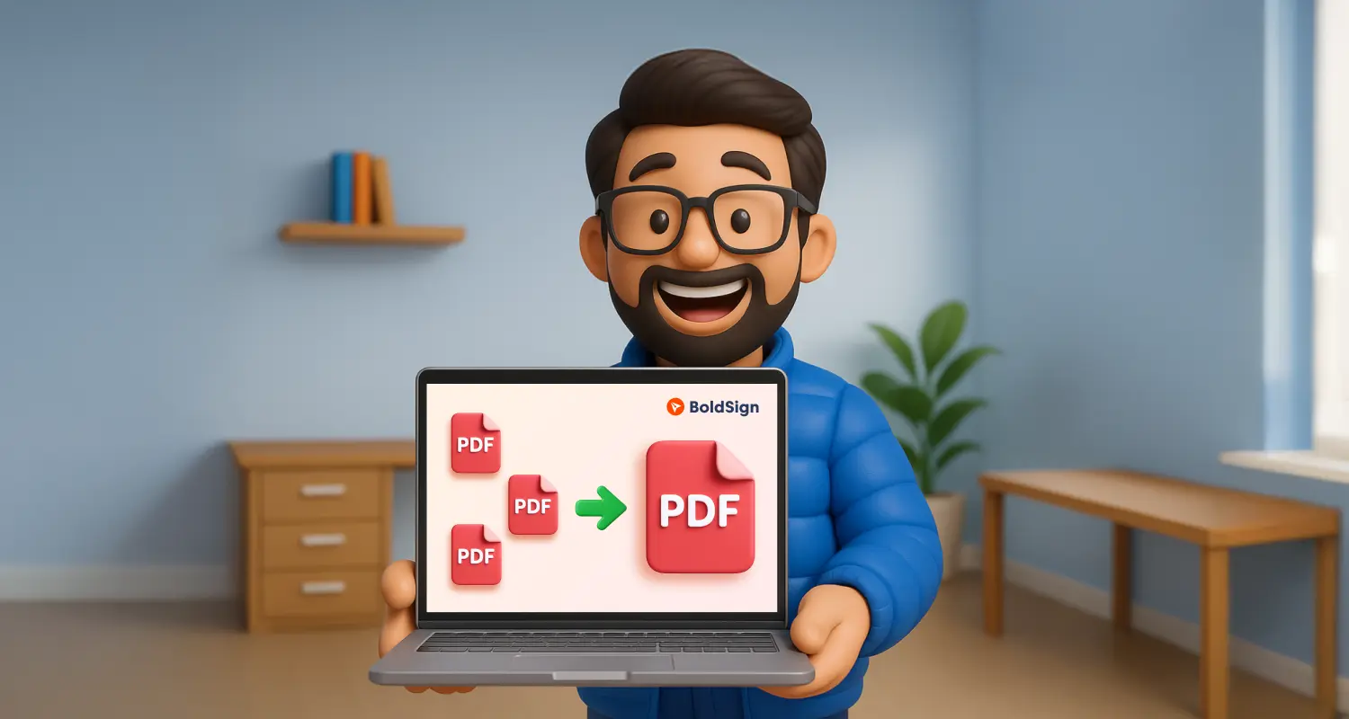 Free Merge PDF Tool – Combine PDFs Online | BoldSign