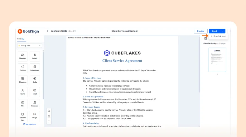 BoldSign Self-Help Demo for a Quick eSignature Guide - BoldSign