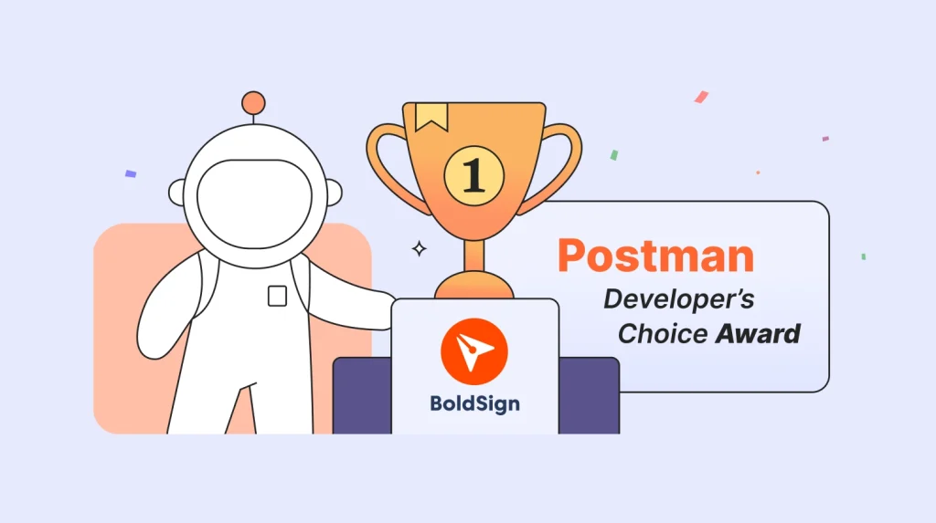 BoldSign® Wins Postman Developer’s Choice Award