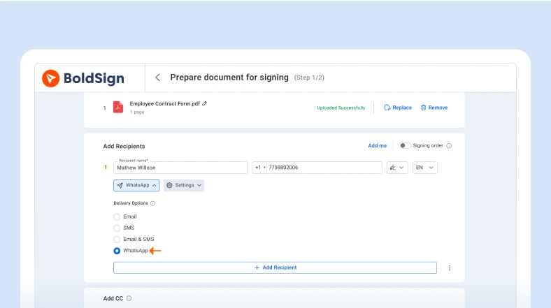 BoldSign Self-Help Demo for a Quick eSignature Guide - BoldSign